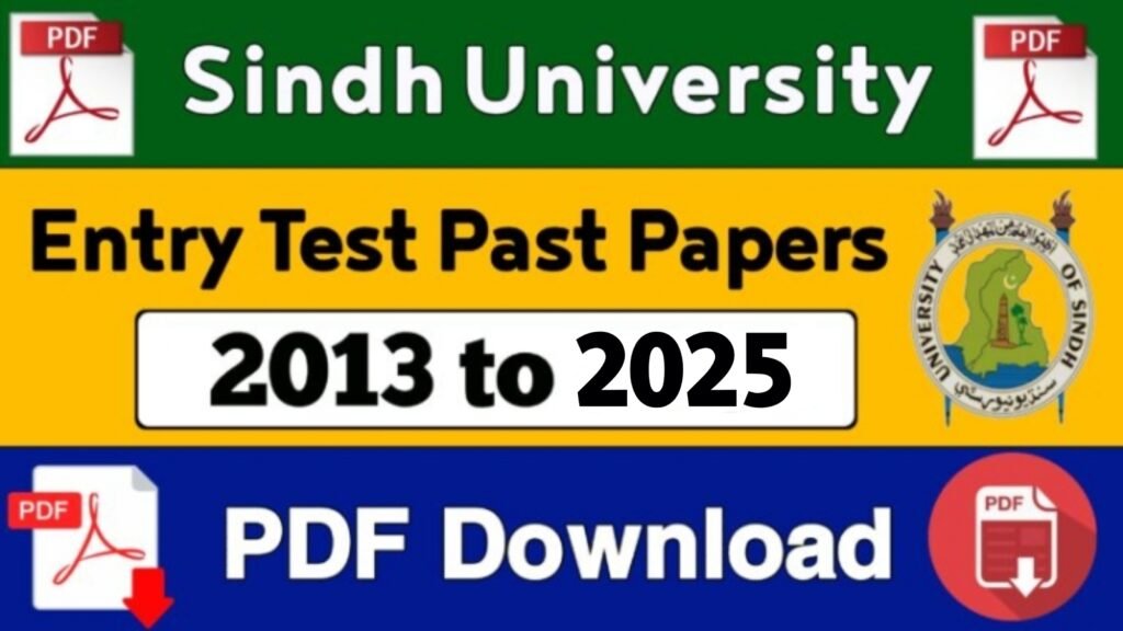 University of Sindh Entry Test Past Papers